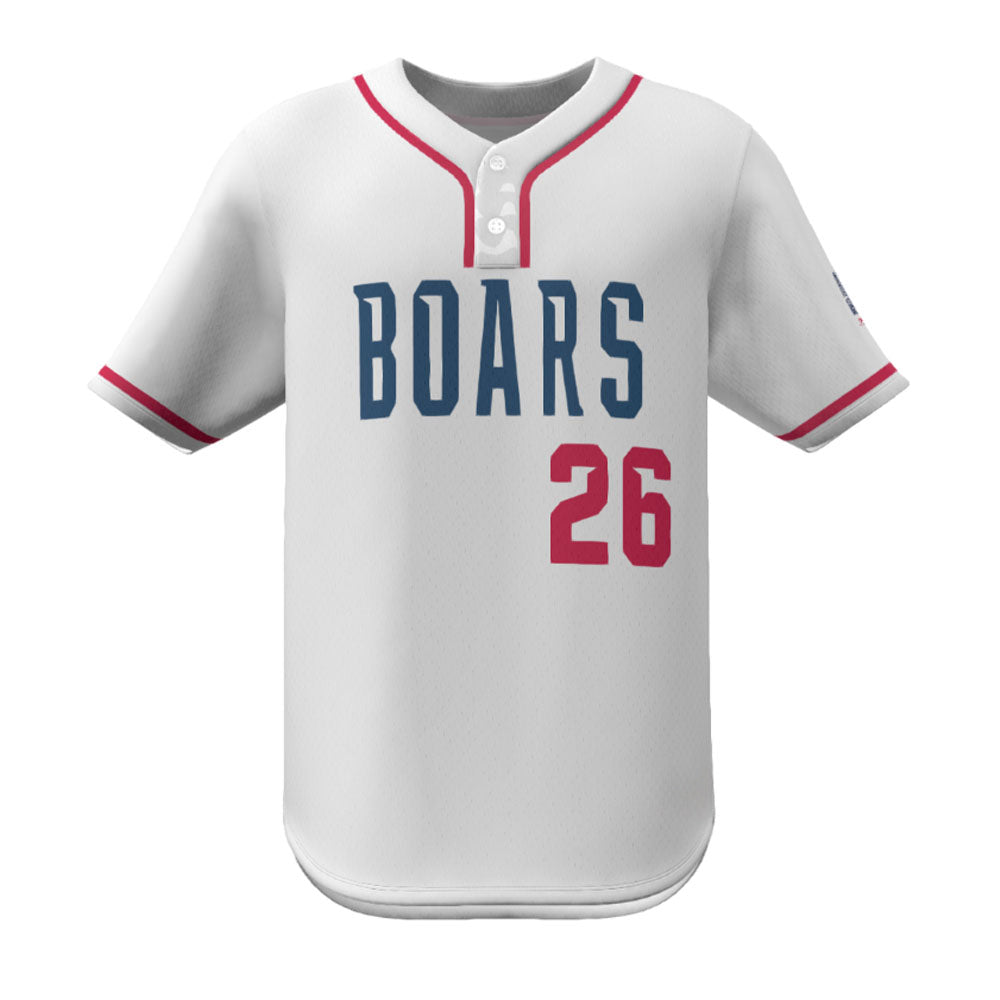 CUTTER SHORT SLEEVE 2-BUTTON BASEBALL JERSEY - SELECT LINE – REVO ...